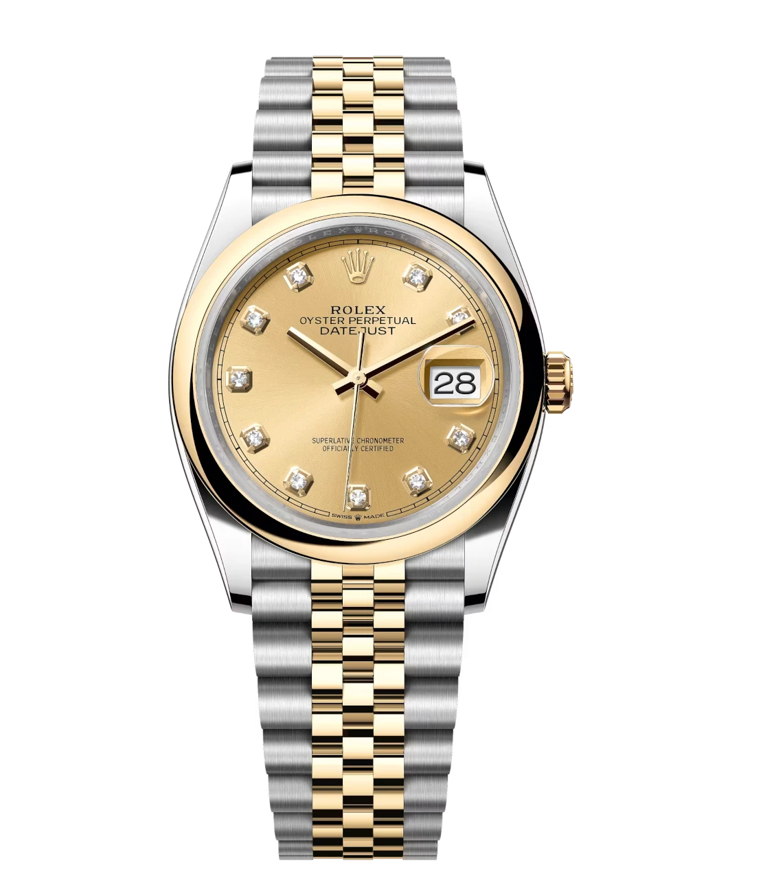 Rolex Datejust 36 Oyster Perpetual Oystersteel and yellow gold ...